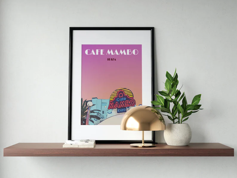Cafe Mambo Ibiza Poster | Simply The West Prints