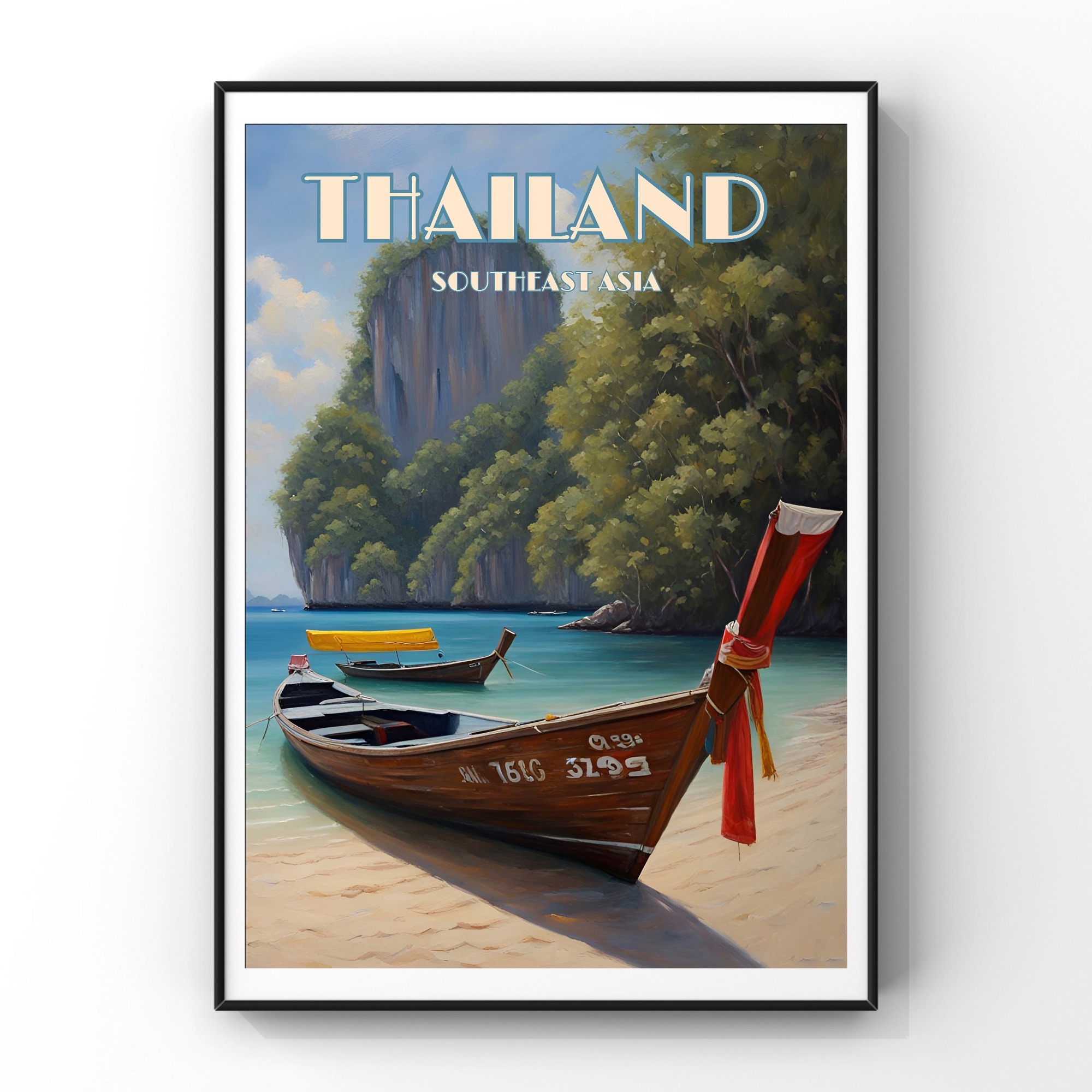 Thailand Travel Poster | Simply The West Prints